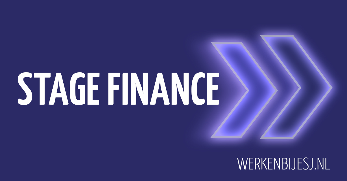 Vacature Stage Finance | Werken bij ESJ